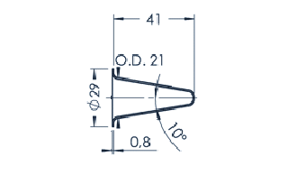 PBN C5-29 MBE Crucible