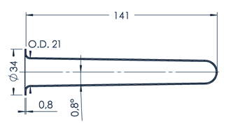 PBN 35-34 MBE Crucible