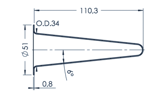 PBN C40-51 MBE Crucible