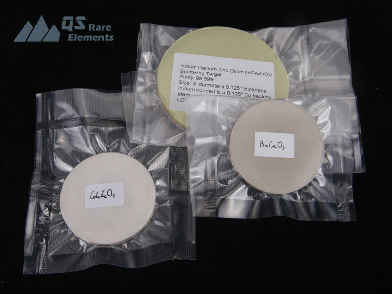 Mixed Oxide Sputtering Targets Catalog [QSAM]